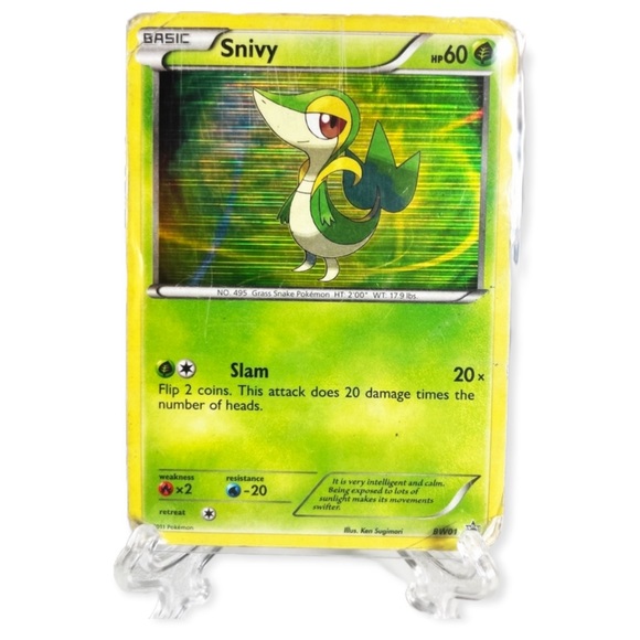 Pokemon | Toys | Snivy Bw Black Star Promo Pokmon Card Black And White ...